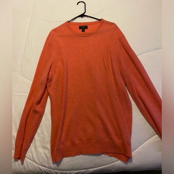 Club Room | Sweaters | Salmon Pink Cashmere Sweater | Poshmark